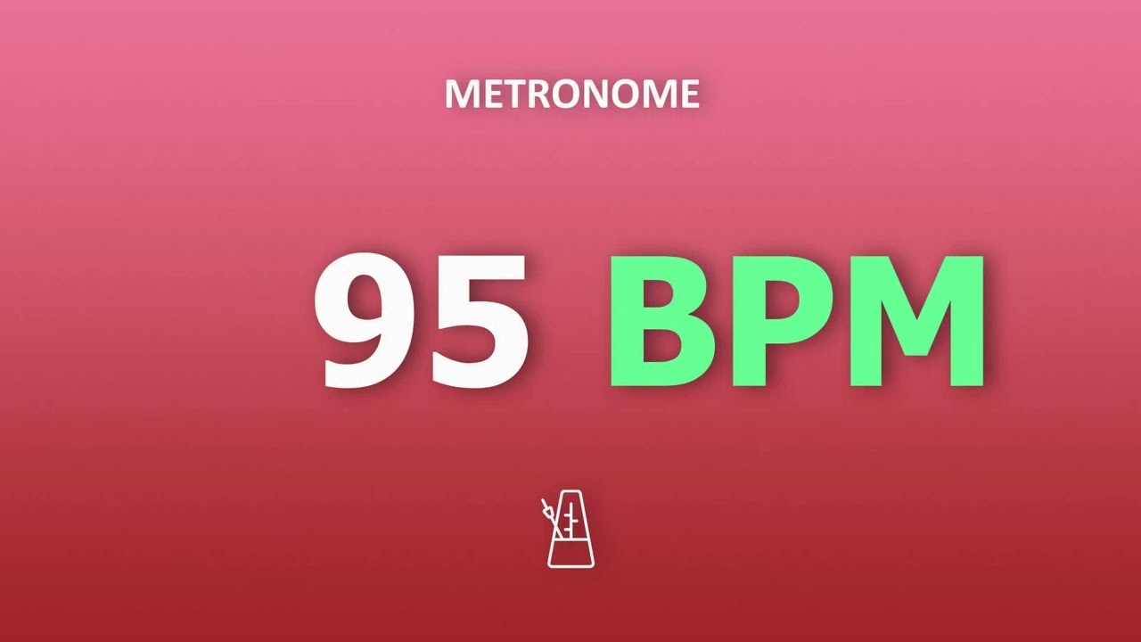 95 BPM Metronome - YouTube