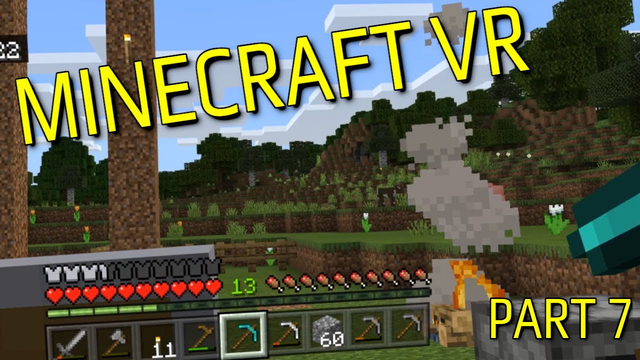 Minecraft VR Gameplay Part 7 | PSVR Preview | Diamond Picsack - YouTube