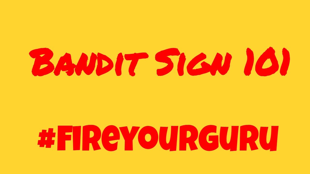 How to market using bandit signs 🔥🔥🔥 - YouTube