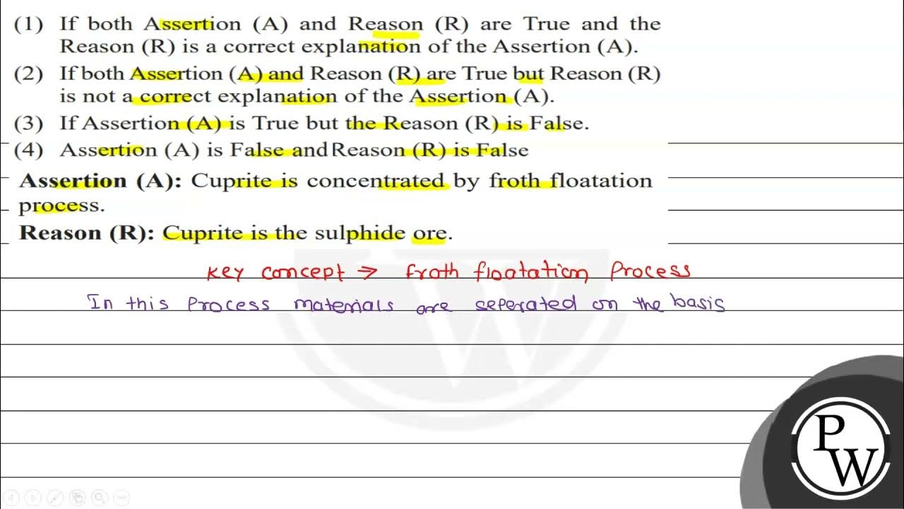 (1) If both Assertion (A) and Reason (R) are True and the Reason (R) is a correct explanation of ...