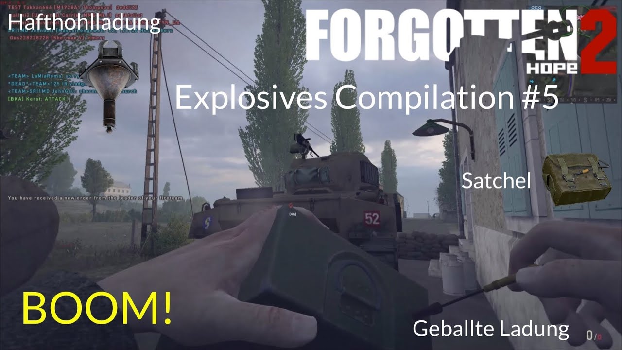 Forgotten Hope 2 - Explosives compilation #5 - YouTube
