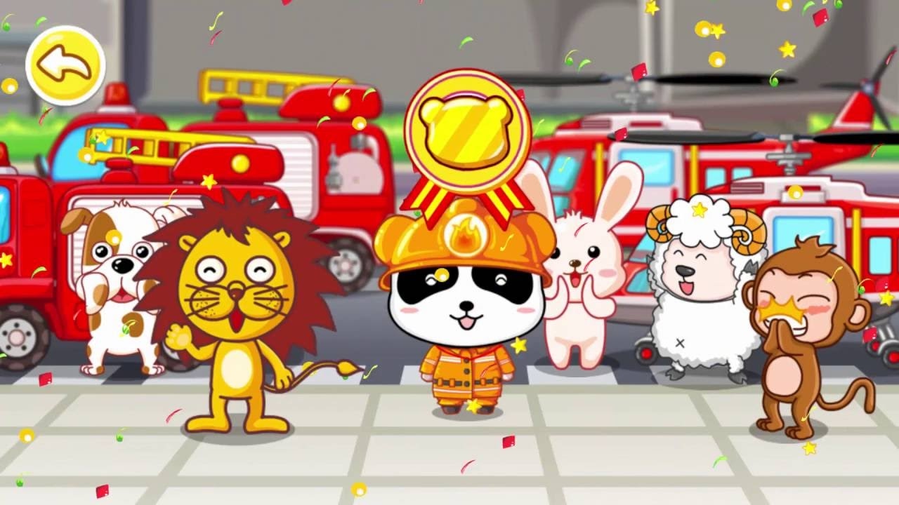 Little Panda Fireman | Kids Games | Gameplay Videos | For Children ...