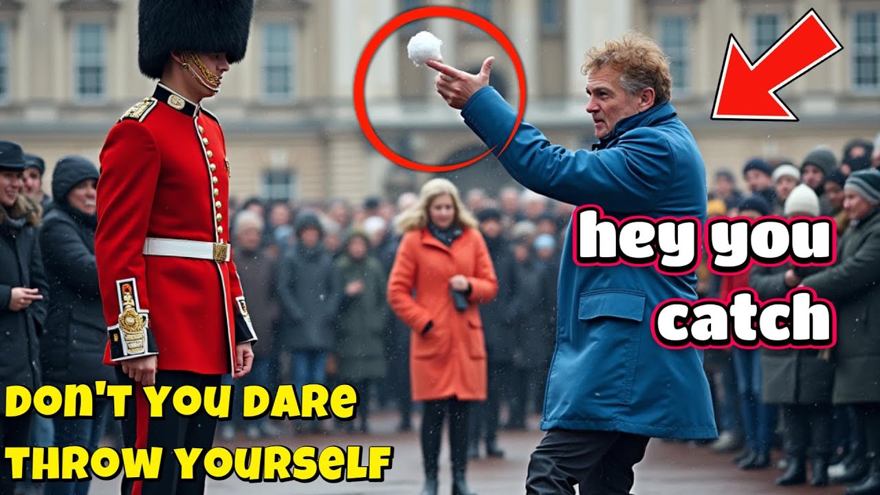 A Brazen Man Threw A Snowball At A Guard, But He Faced Instant ...