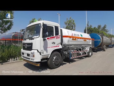 8m³ LOx transport rigid tanker truck