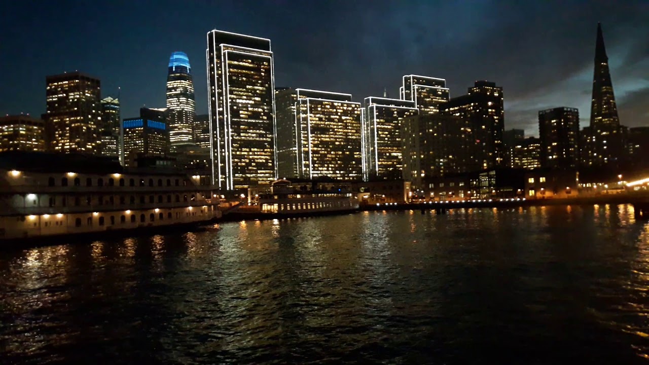 San Francisco Night View from Pier-7 - YouTube