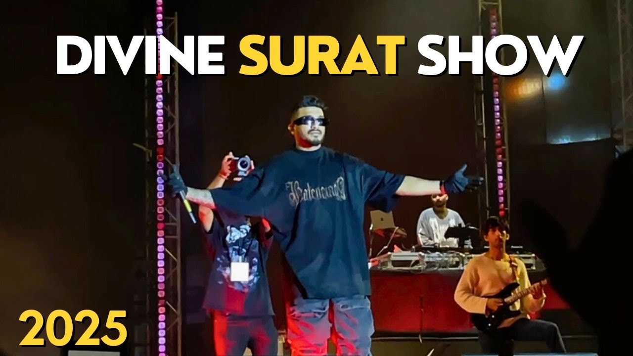 Divine Live show in surat 2025 | ⁠@viviandivine ⁠@GULLYGANG @riarsaaab ...