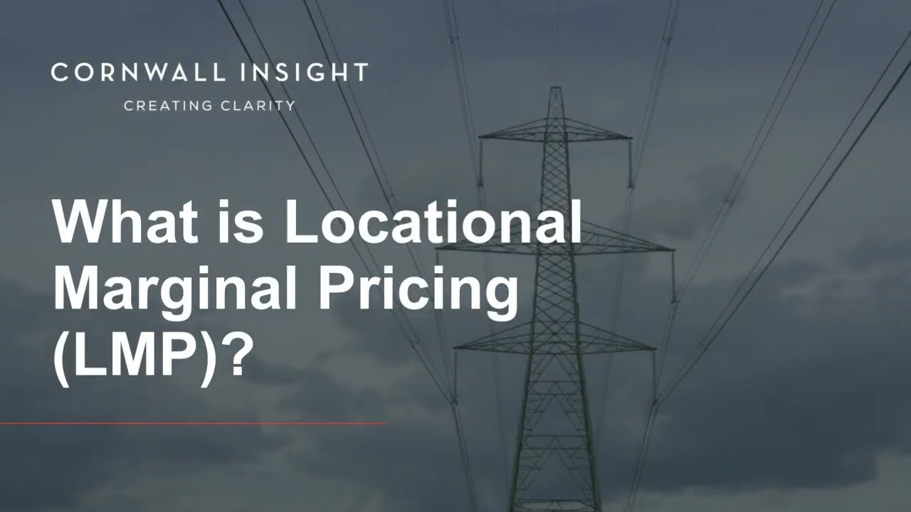 What is Locational Marginal Pricing (LMP)? - YouTube