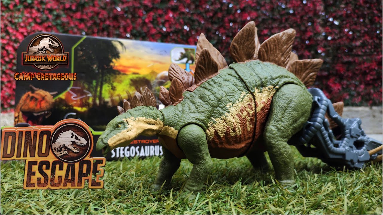 STEGOSAURUS "Mega Destroyers" Dino Escape | Jurassic World CAMP ...