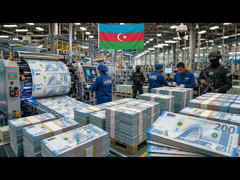 Inside Azerbaijan’s Money Factory | How the 200 Manat Banknote Is Made? (Full Process)