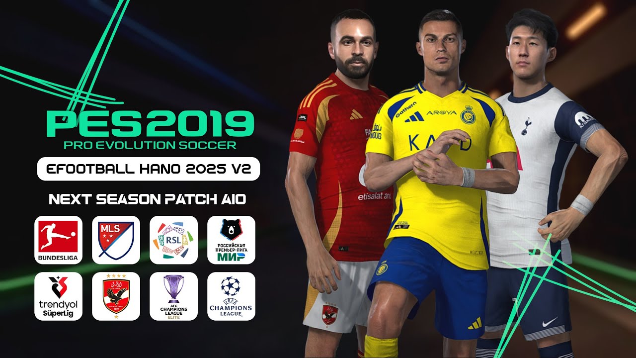 PES 2019 Patch 2025 - eFootball HANO 2025 V2 AIO - YouTube