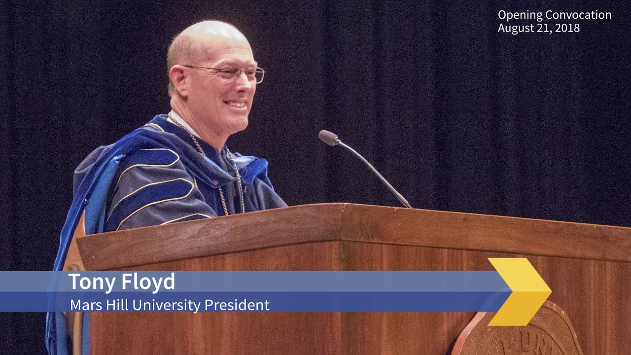 MHU President Tony Floyd at Convocation - YouTube