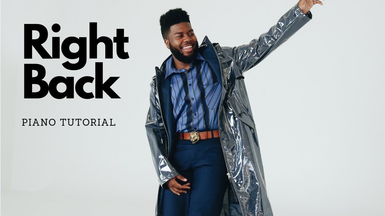 Khalid - Right Back (Piano Tutorial) - YouTube
