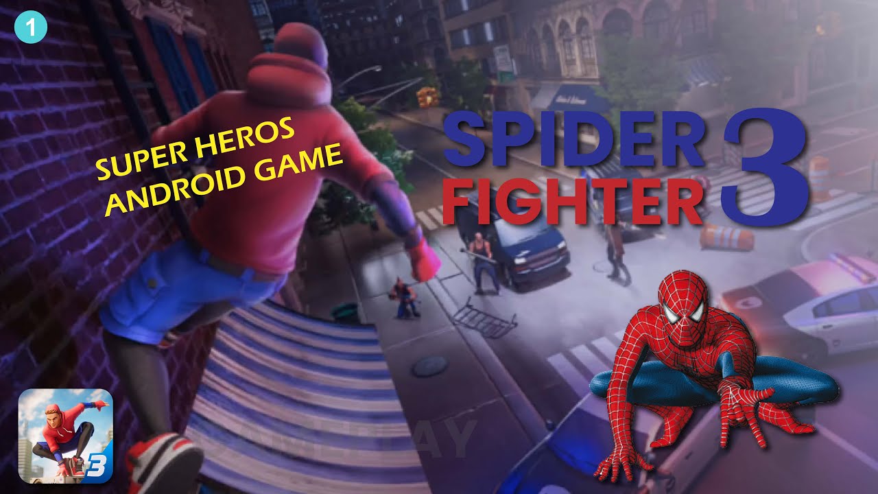 Spider fighter 3 Game play | Open World Game | Spider man # ...