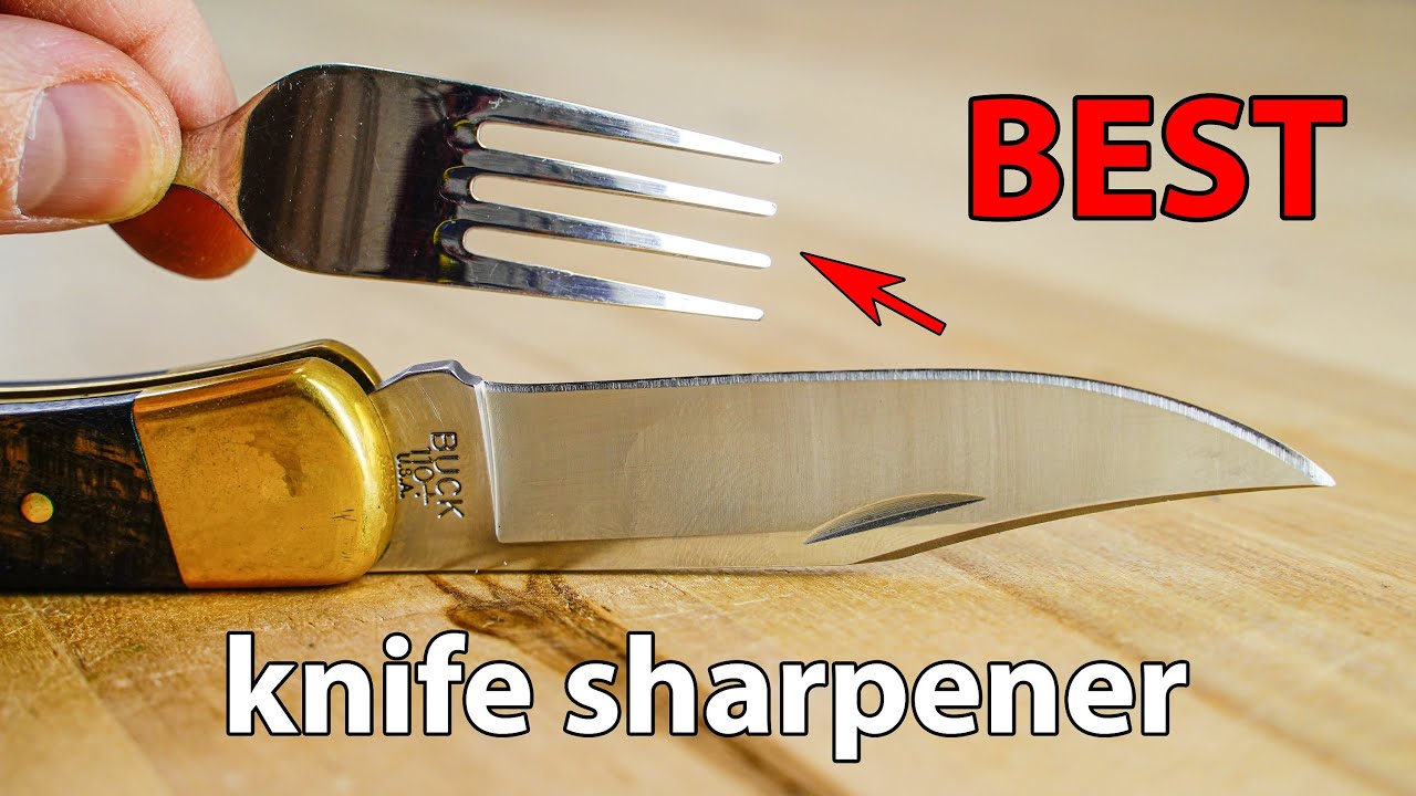Transform an Ordinary Fork into the Best Knife Sharpener DIY - YouTube