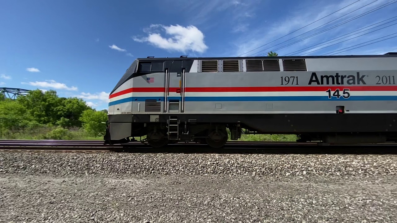 484: Amtrak lakeshore limited 48 w/horn show & wave!!!!!!! - YouTube