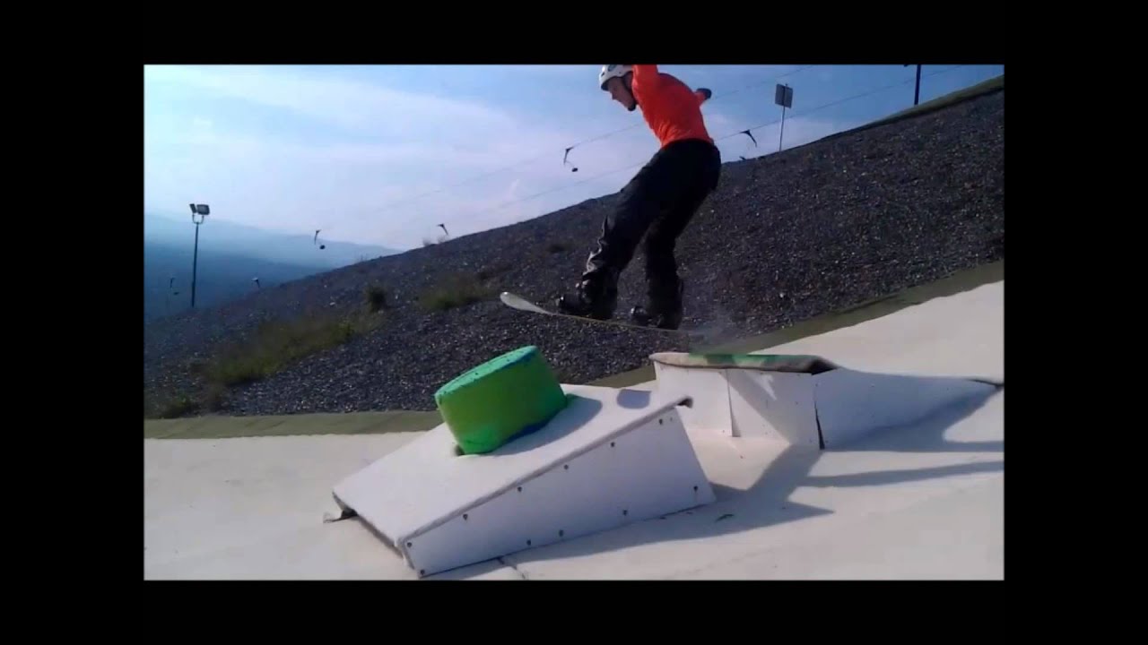 Summer Snowboarding Session - YouTube