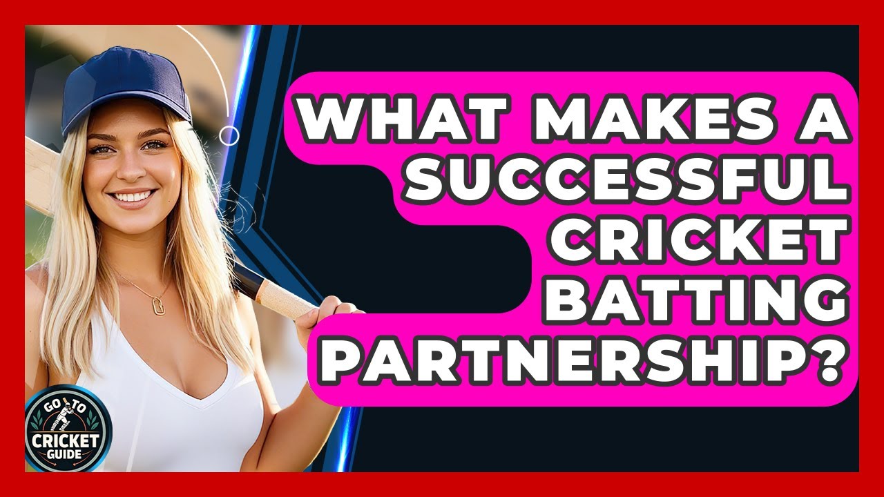 What Makes A Successful Cricket Batting Partnership? - Go-To Cricket ...
