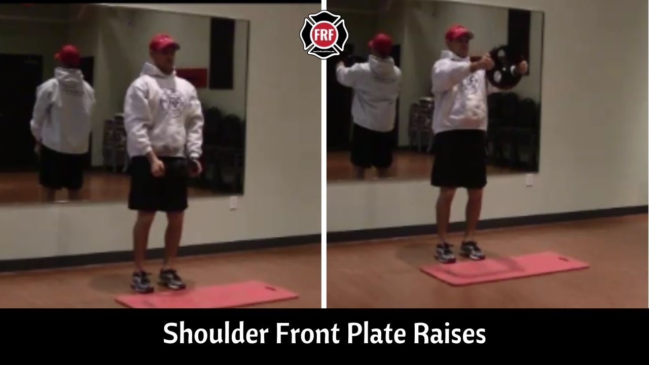 Front Plate Shoulder Raises - YouTube
