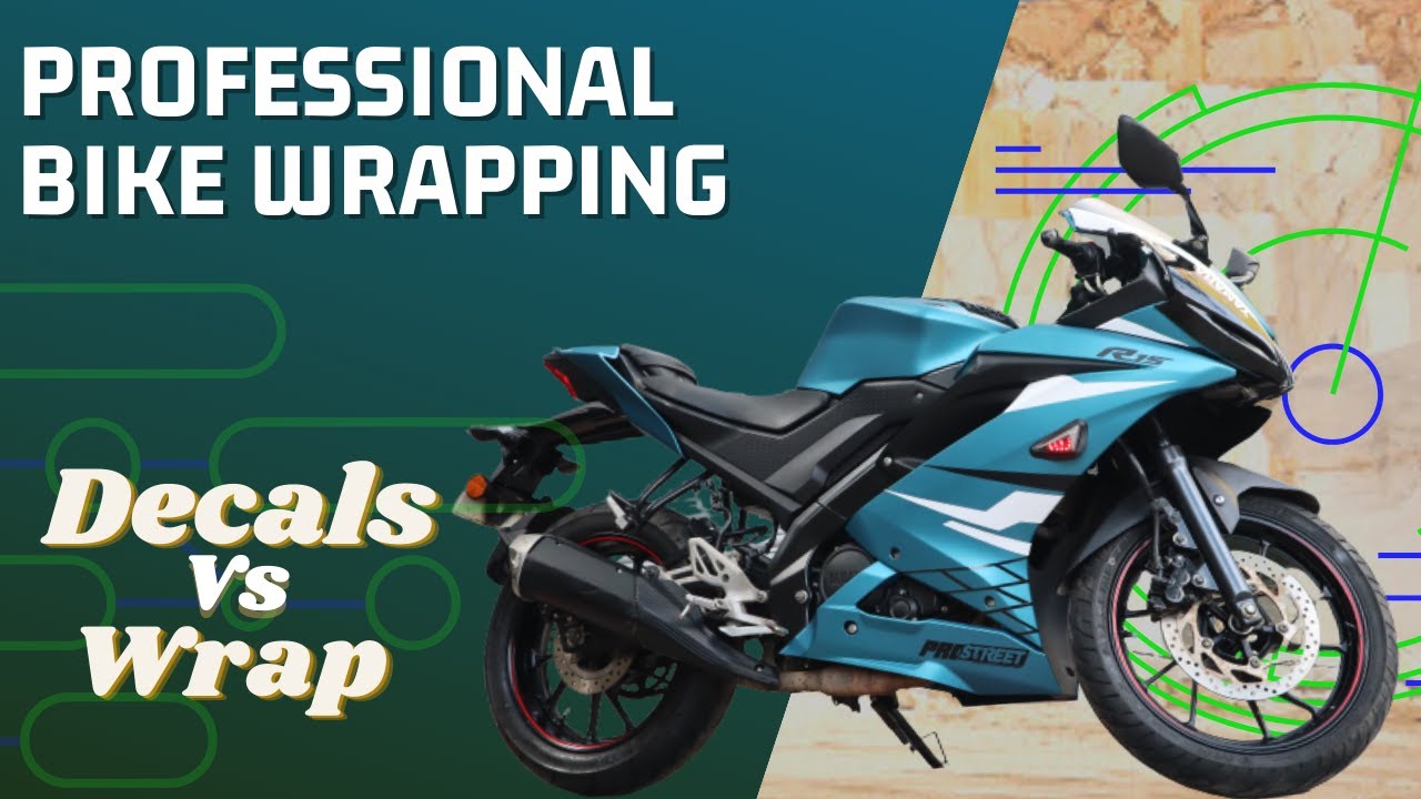 Yamaha R15v3 wrapping Professional bike wrapping | The Bling Detailing ...