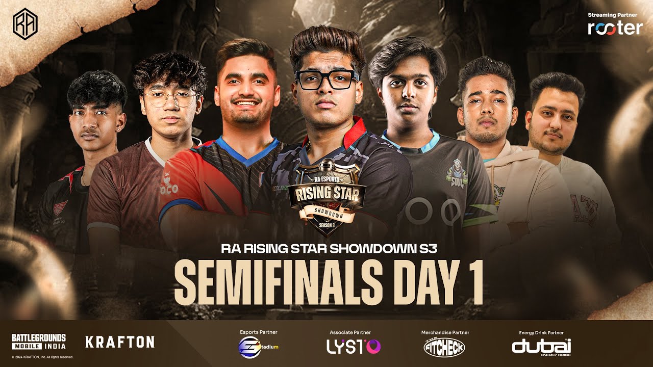[ Day 1 ] RA Rising Star Showdown S3 |Semi Finals | Ft. IQOOSouL ...