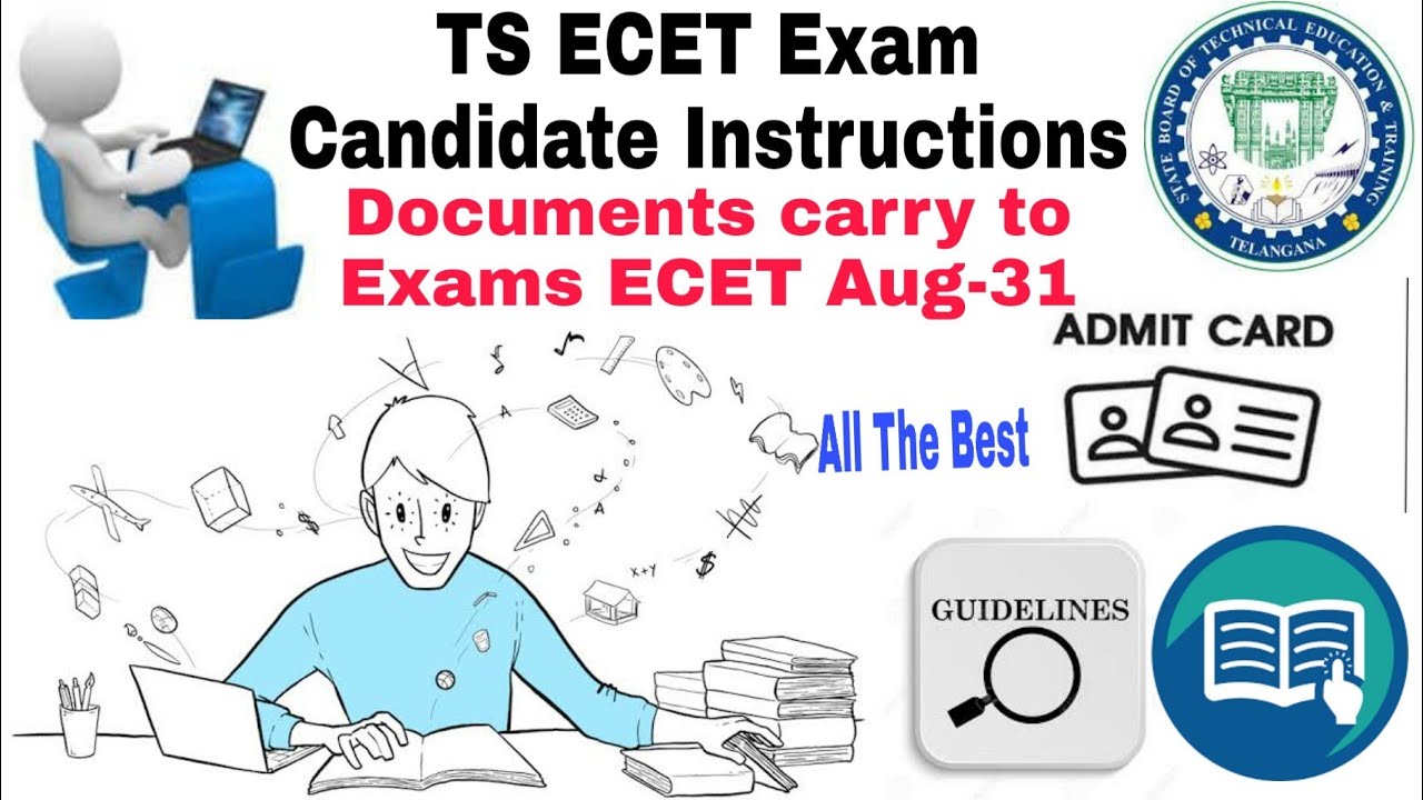ECET Exams Instructions Document Carry to Center |TS ECET Exam ...