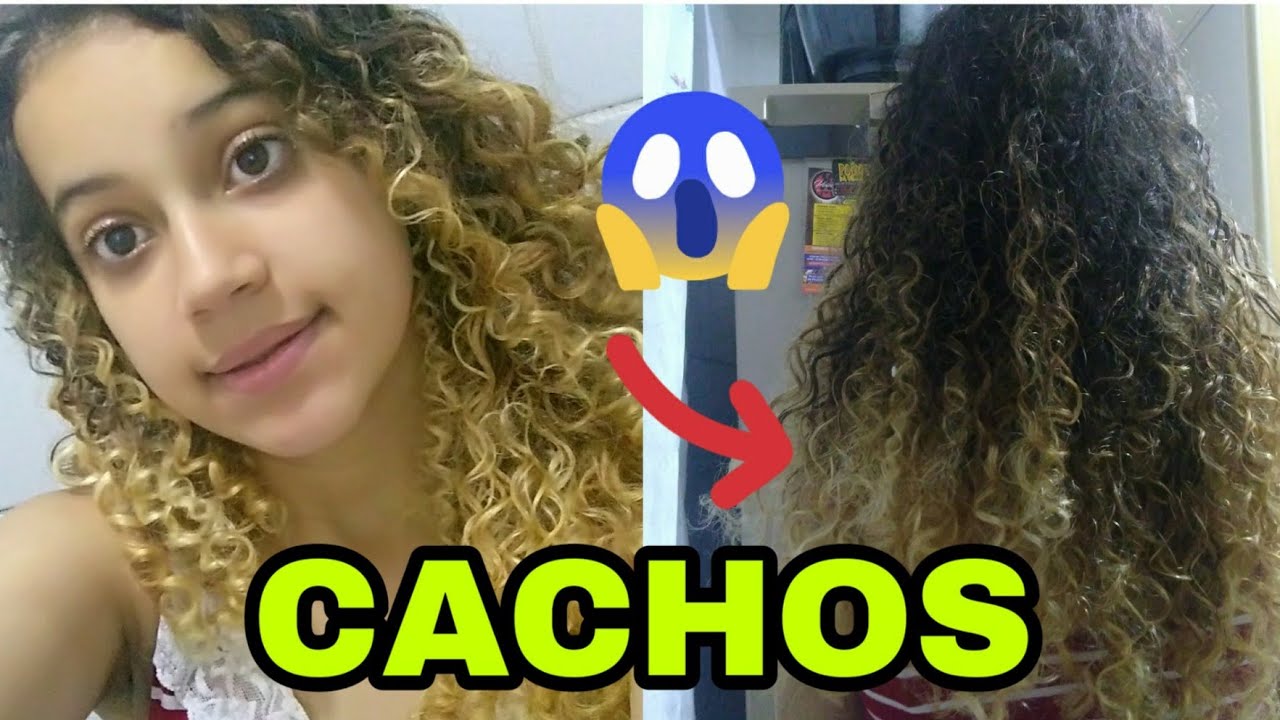 COMO FAÇO MEUS CACHOS PERFEITO 😍 - YouTube