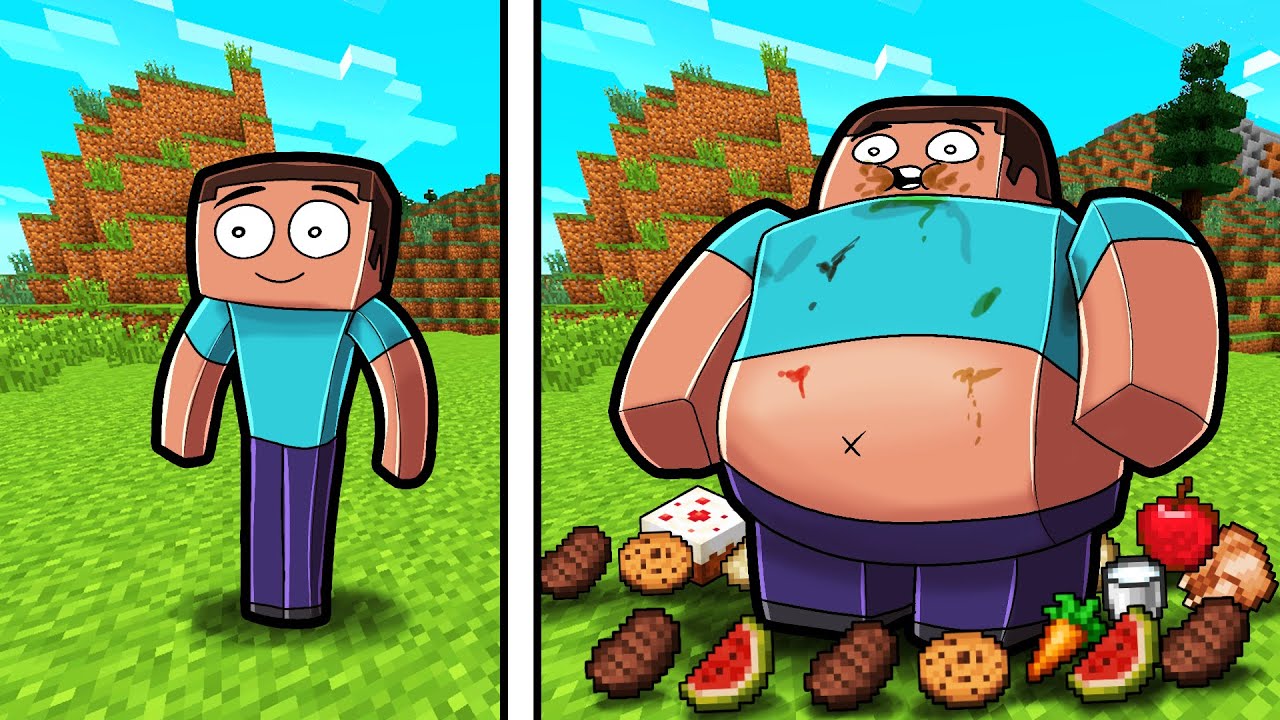 My 600 Pound Life Story in Minecraft - YouTube