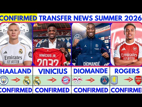🚨LATEST CONFIRMED TRANSFER NEWS  AND RUMOURS TRANSFER NEWS  SUMMER 2026| Haaland to madrid😱 Vinicius