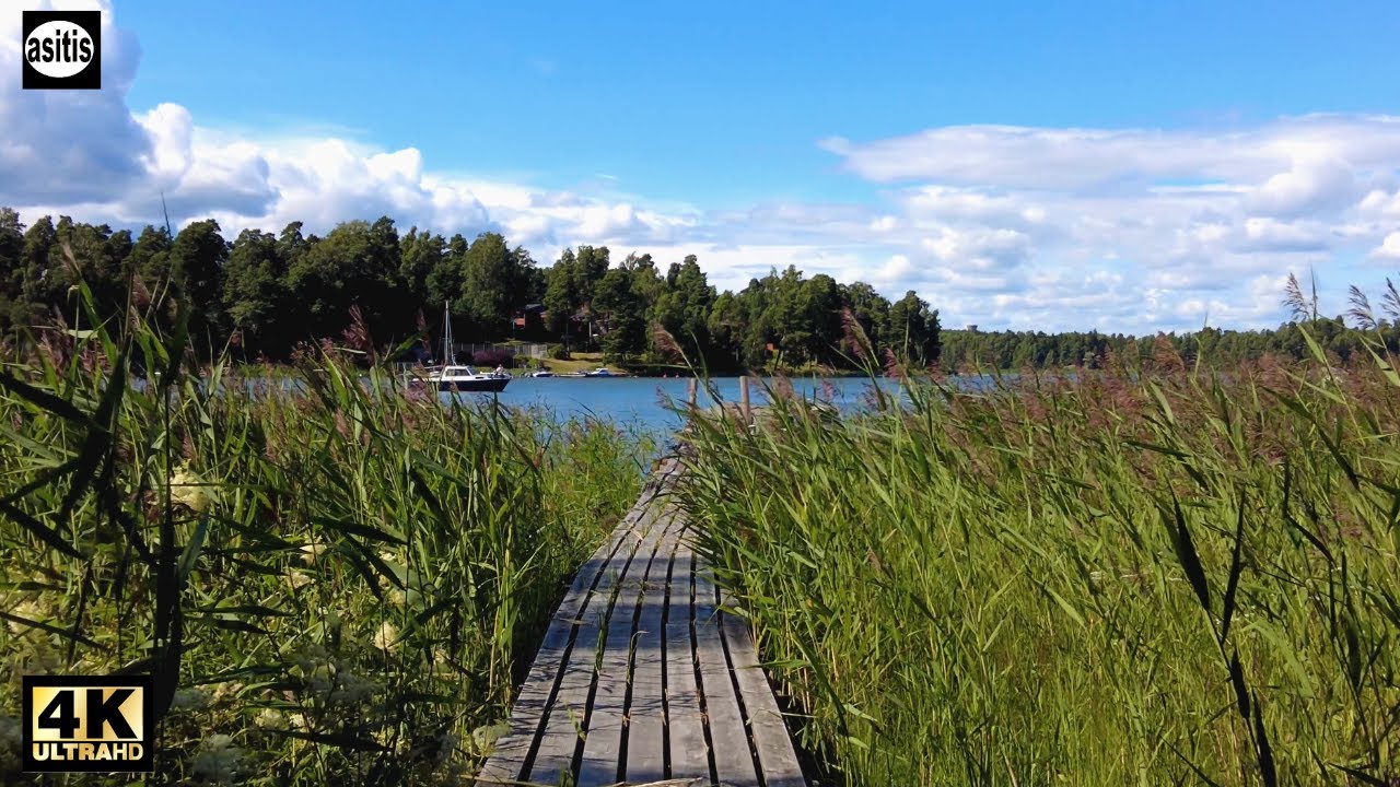 Helsinki Urban Nature Walks: Summer Walk in Beautiful Vartiosaari ...