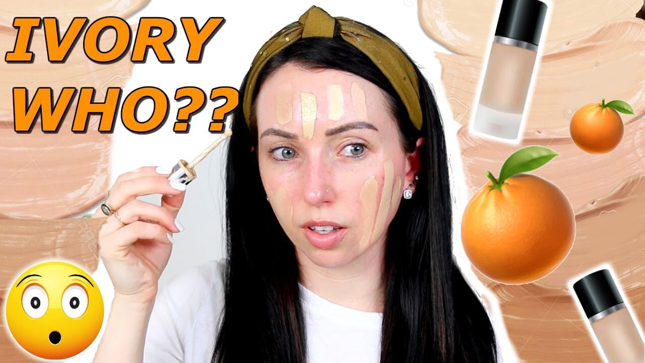 I Mixed 10 Foundations with the SAME NAME..."IVORY" - YouTube