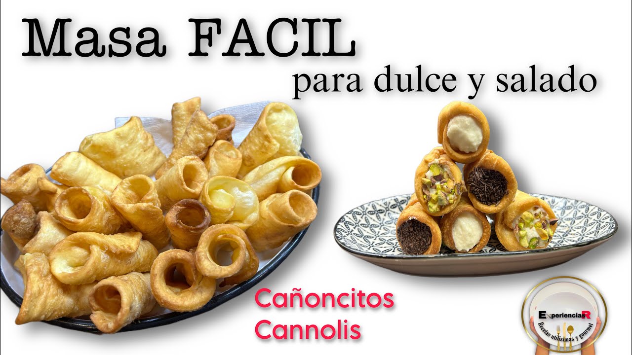 COMO hacer CANNOLI - CAÑONCITOS | Receta fácil y económica. - YouTube
