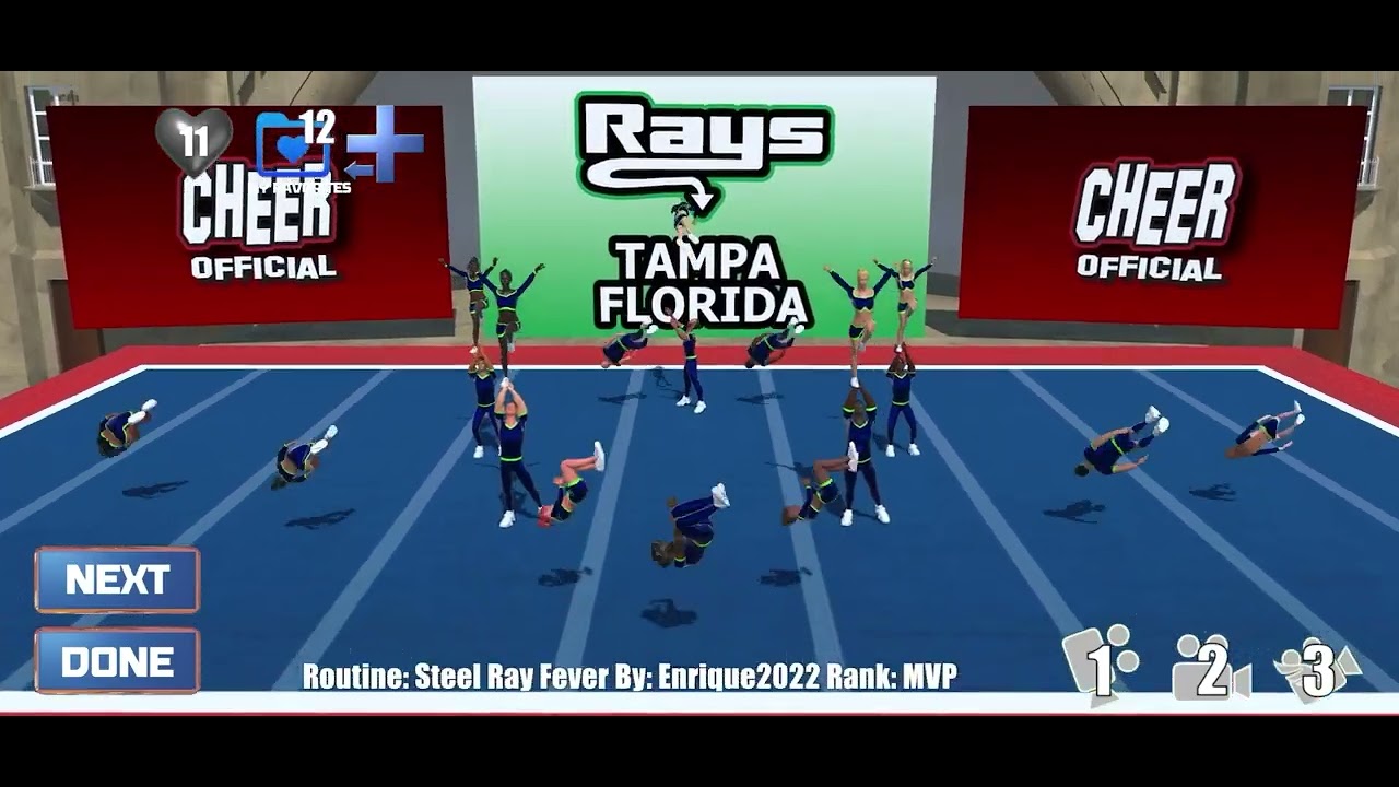 CHEER Official 3D Game - YouTube