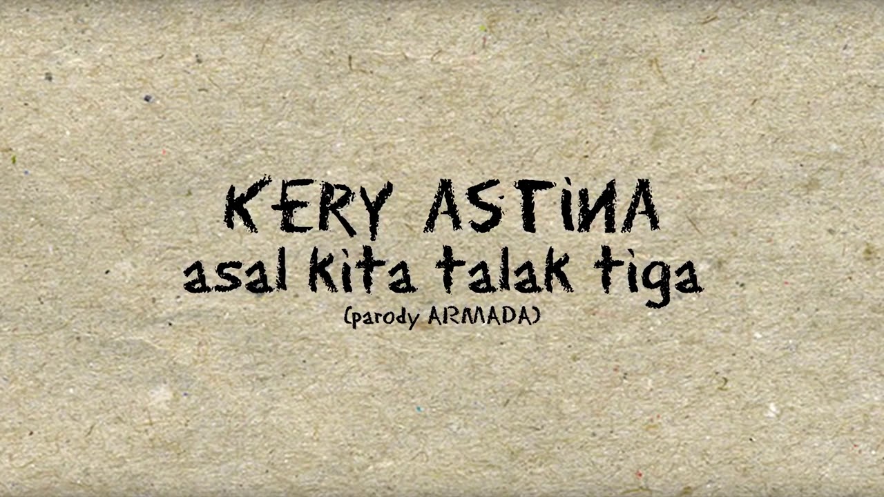 Asal kita talak tiga - YouTube