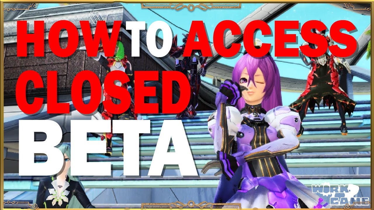 PSO2 How To Access the Closed Beta for Xbox and PC | News Break - YouTube