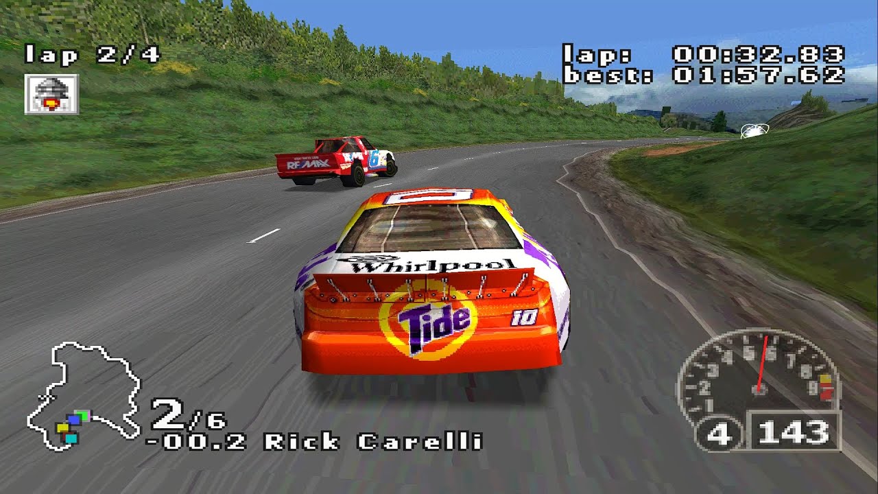 NASCAR RUMBLE PS1 -CHAMPIONSHIP ROOKIE SOUTHERN EXPOSURE- - YouTube