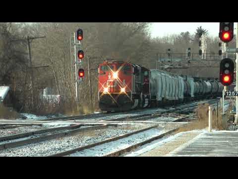 CN Train 322 Eastbound January 20, 2025 - YouTube