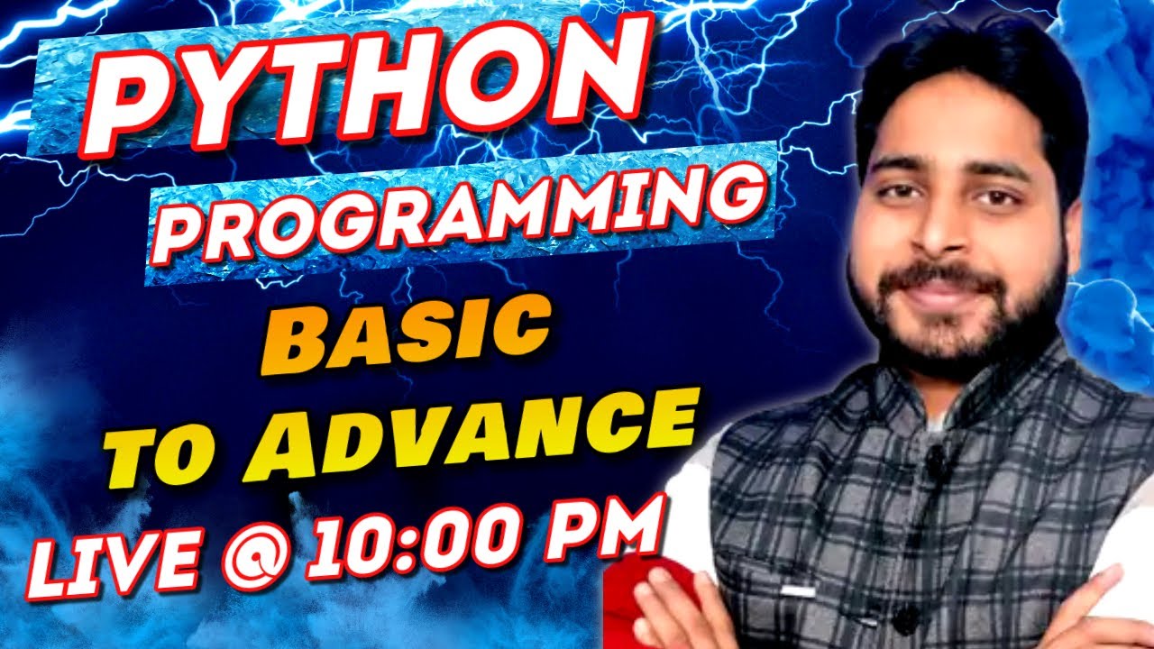 Python Programming || Basic to Advance || Python by Ashwani Sir || Class-02 - YouTube