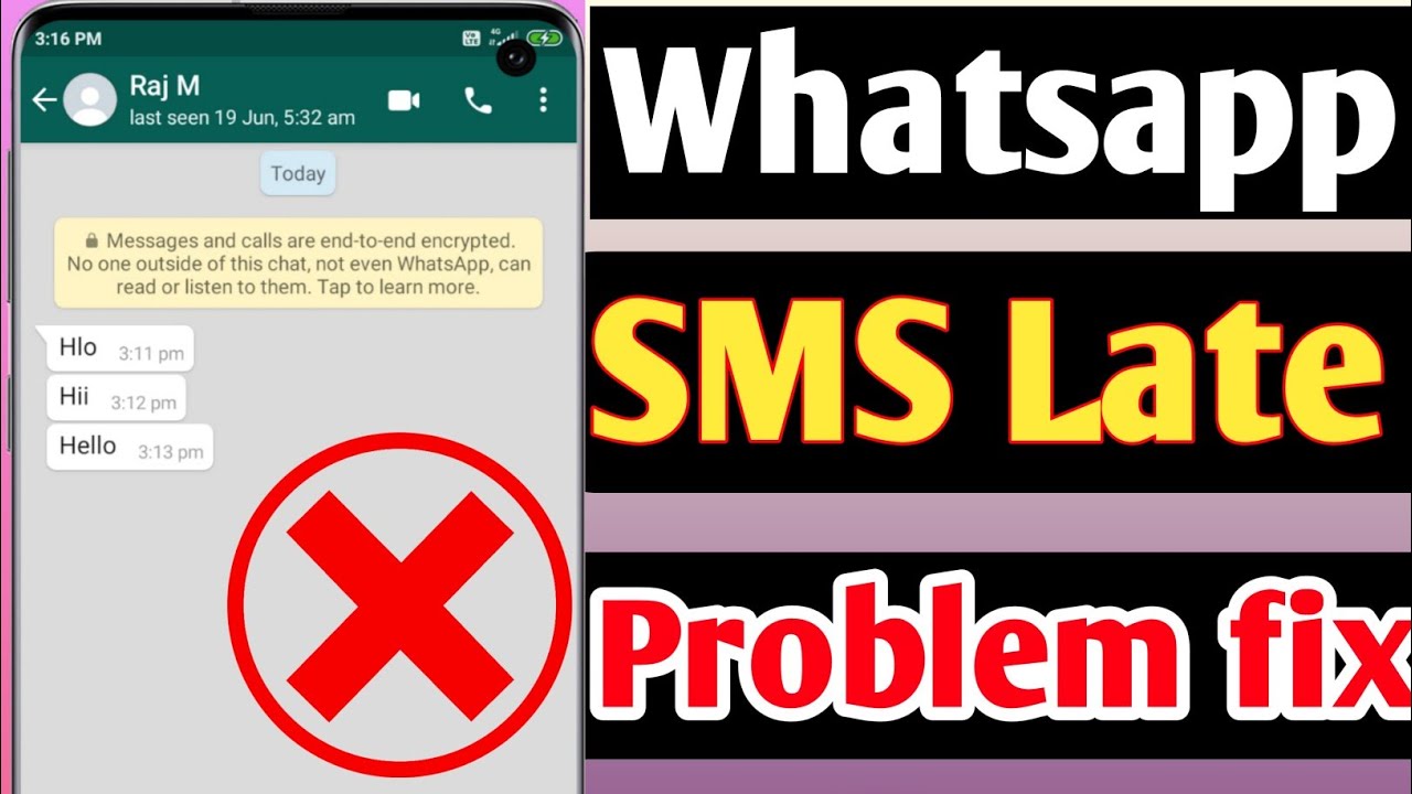 Whatsapp Message Late Delivery problem 2024 | Whatsapp Sms not delivery ...