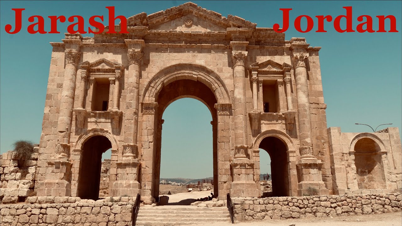 Jerash Jordan 4k- amazing - preserved Roman city in the Middle East ...
