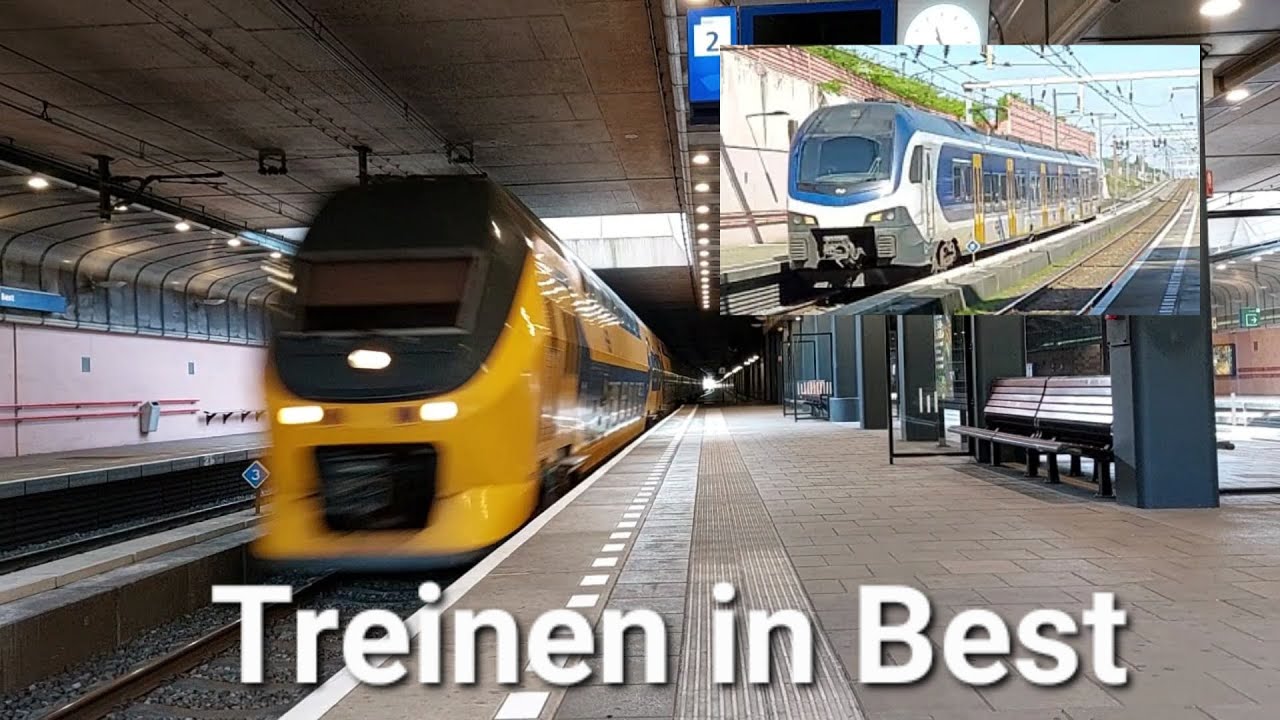 treinen in Best - YouTube