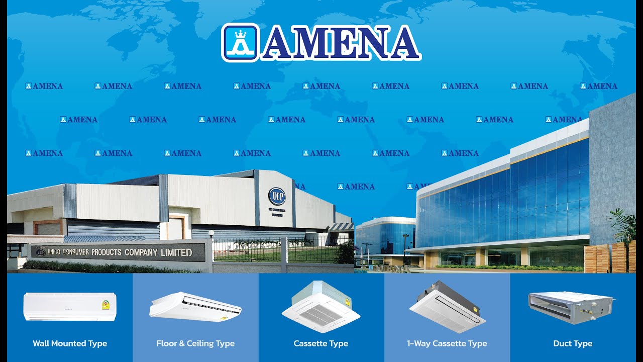 เครื่องปรับอากาศอามีน่า Amena Air Thailand Company Profile - Thai - YouTube