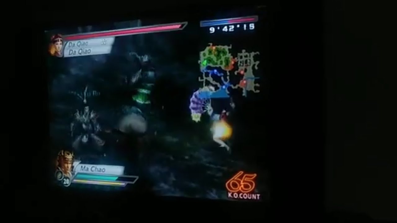 Dynasty Warriors 4 Xtreme Legends Ma Chao Scares and Mount Attacks Da Qiao Ryona - YouTube