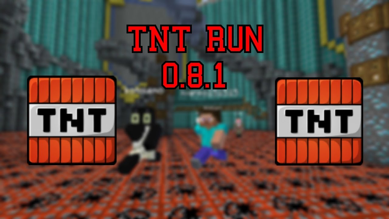 Мини-игра TNT Run на сервере Nostalgia PE 0.8.1 - YouTube