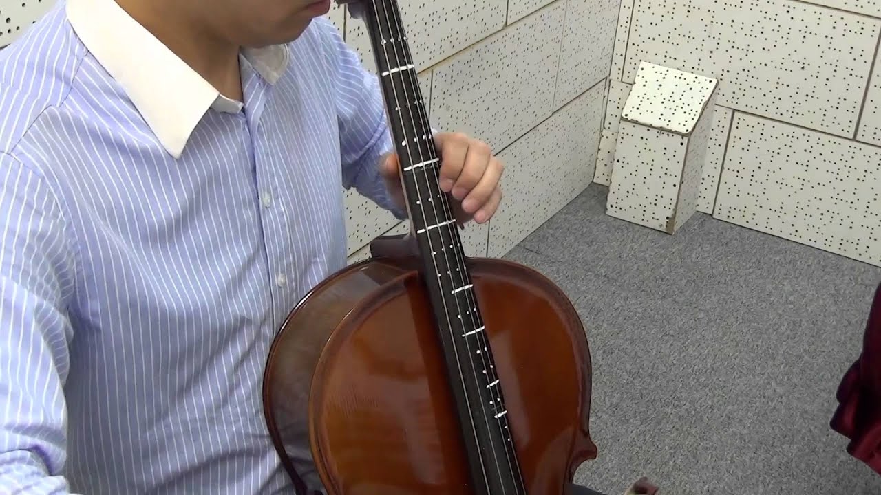 ABRSM Cello Exam Grade 6 scales and arpeggios - B major scale(separate ...