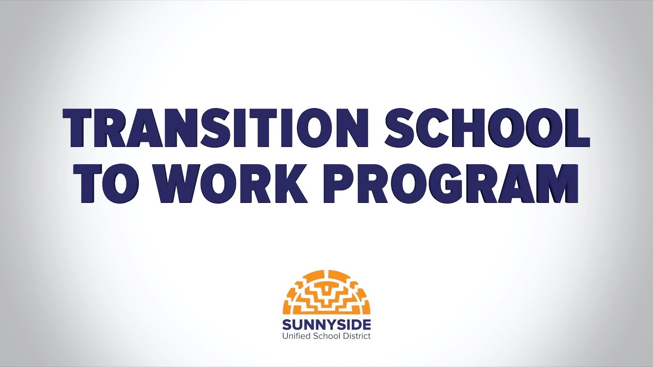 Transition School to Work Program - YouTube