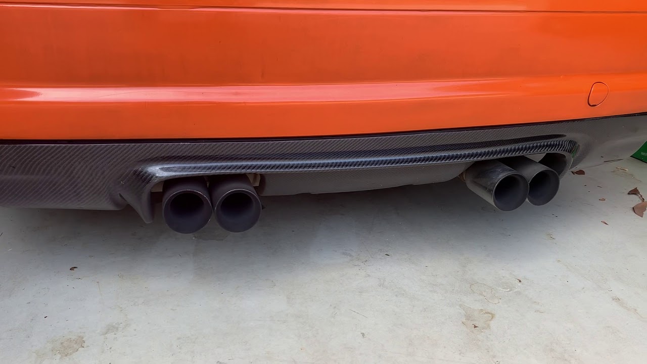 Supercharged E46 M3 cold start - YouTube