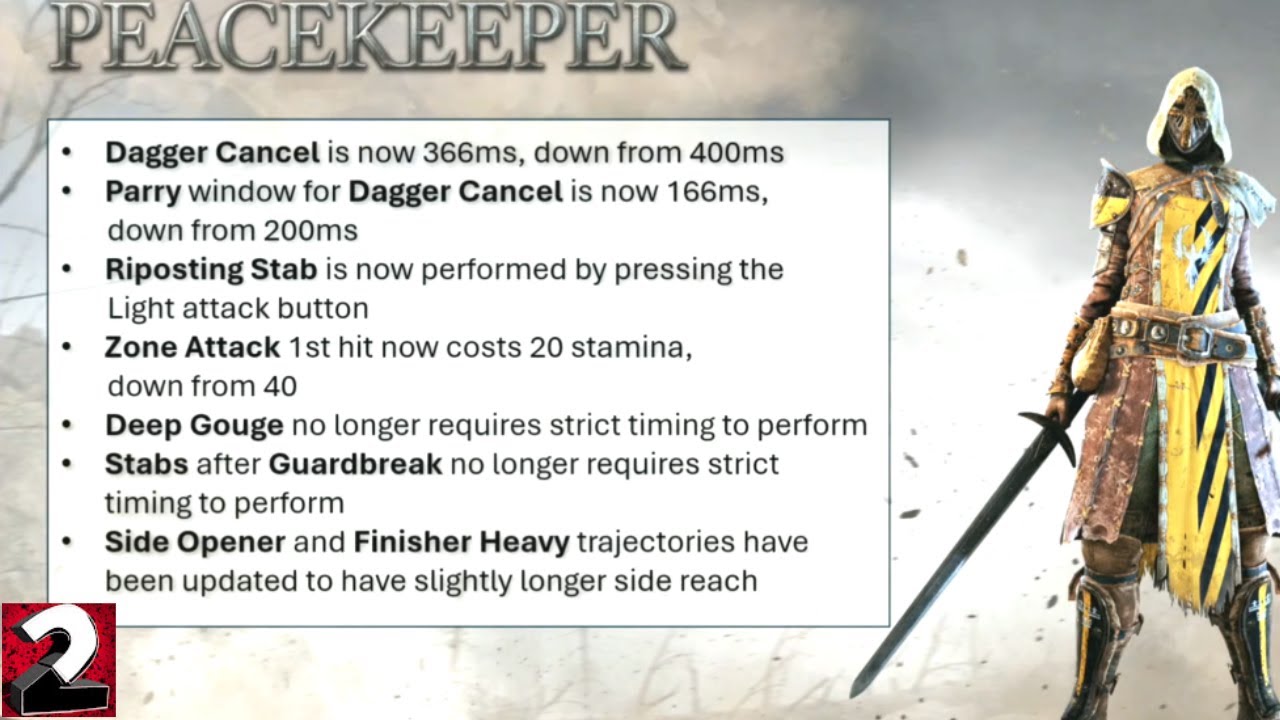 For Honor- Patch Notes!! (PK and Medjay) - YouTube