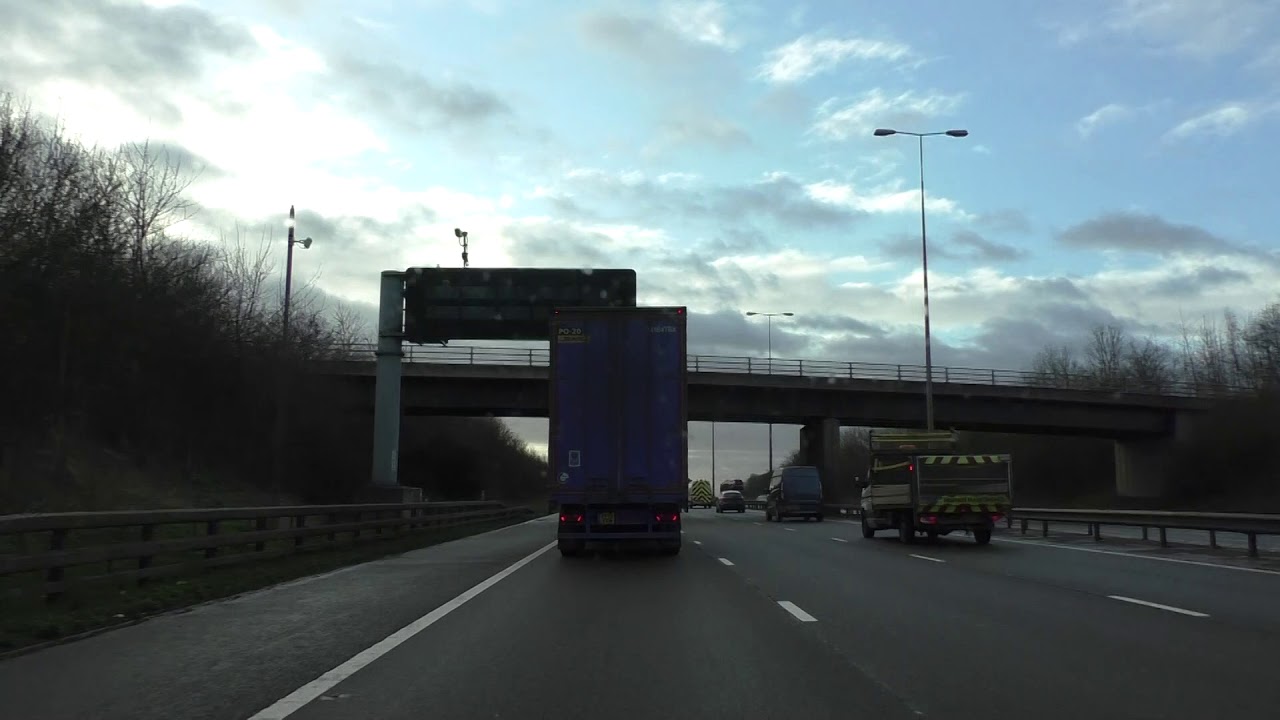 Driving On The M5 & M50 Motorways From M5 J7 Worcester To M50 J2 ...
