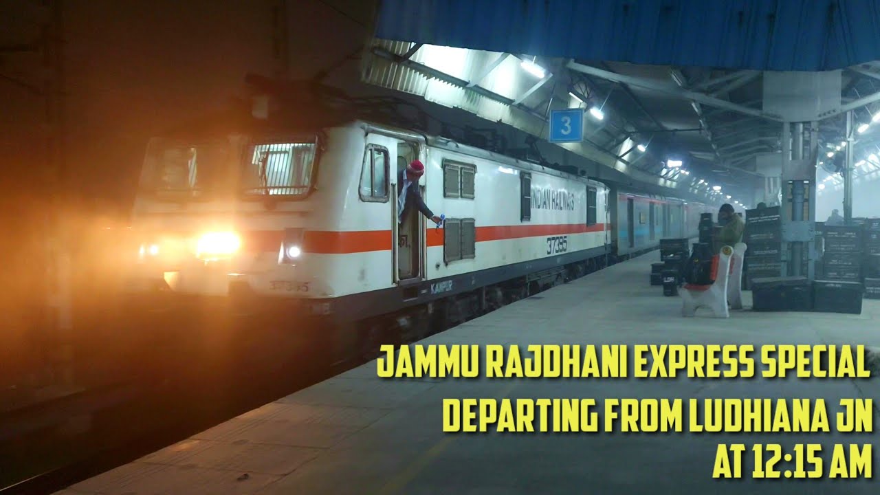 JAT-NDLS Rajdhani Express Special (02426) Departing From Ludhiana jn ...