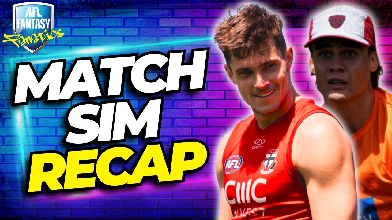Match Sim Recap | AFL Fantasy 2025 - YouTube